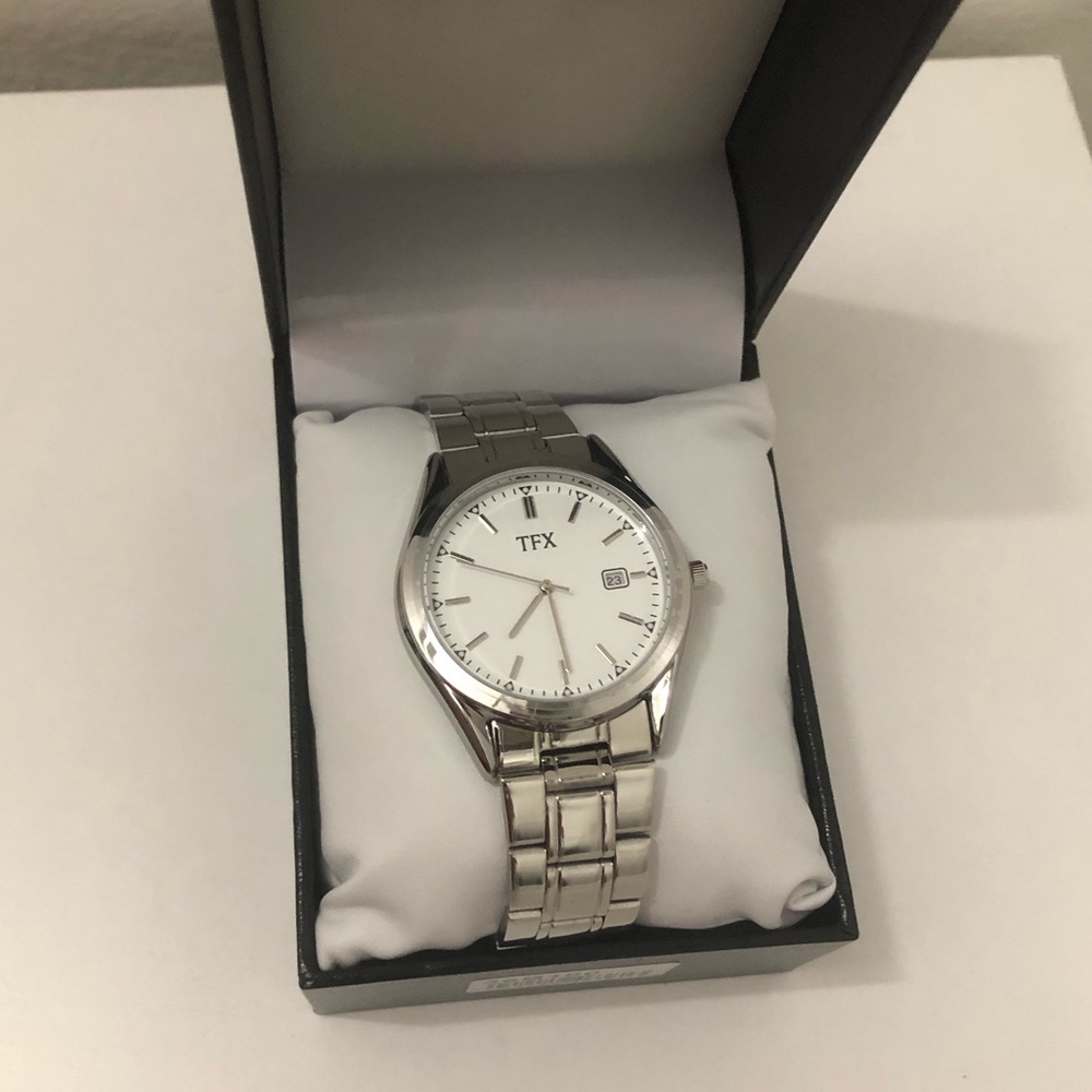 Tfx By Bulova White Dial Bate Indicator Round Silver … - Gem